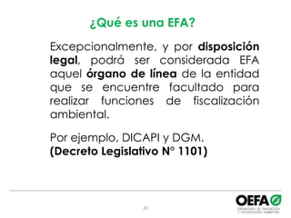 Clase 3 sinefa y fiscalizacion ambiental | PDF