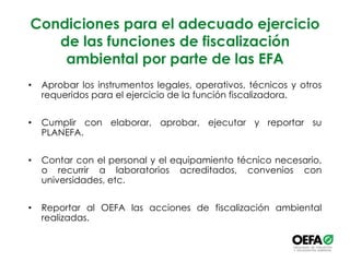 Clase 3 sinefa y fiscalizacion ambiental | PDF