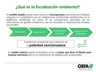 Clase 3 sinefa y fiscalizacion ambiental | PDF