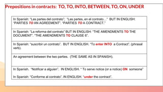 Clase 3 style of a written contract. Tomas Mario Costanzo. | PPTX | Law