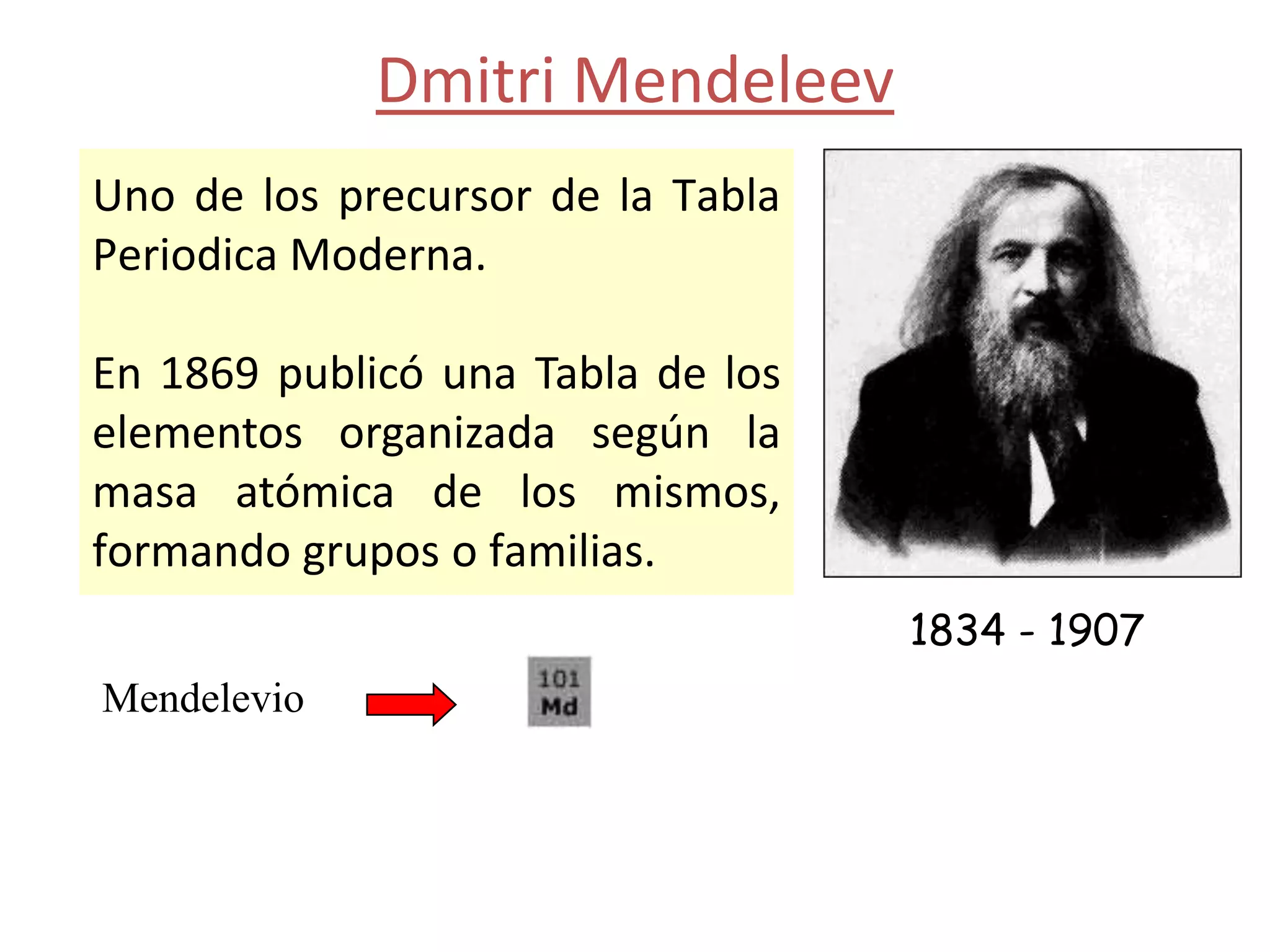 Clase 3: Tabla periodica | PPTX