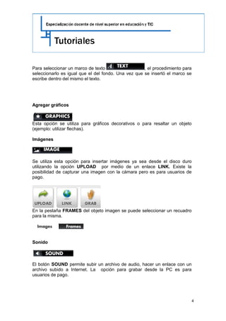 Tutorial: cómo usar glogster | PDF