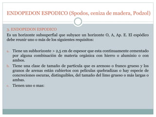 Horizontes Diagnósticos (EPIPEDONES) | PPTX