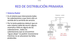 sistemas de distribución primaria y secundaria SDP SDS | PPTX