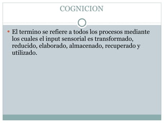 Neurociencia Cognitiva | PPT