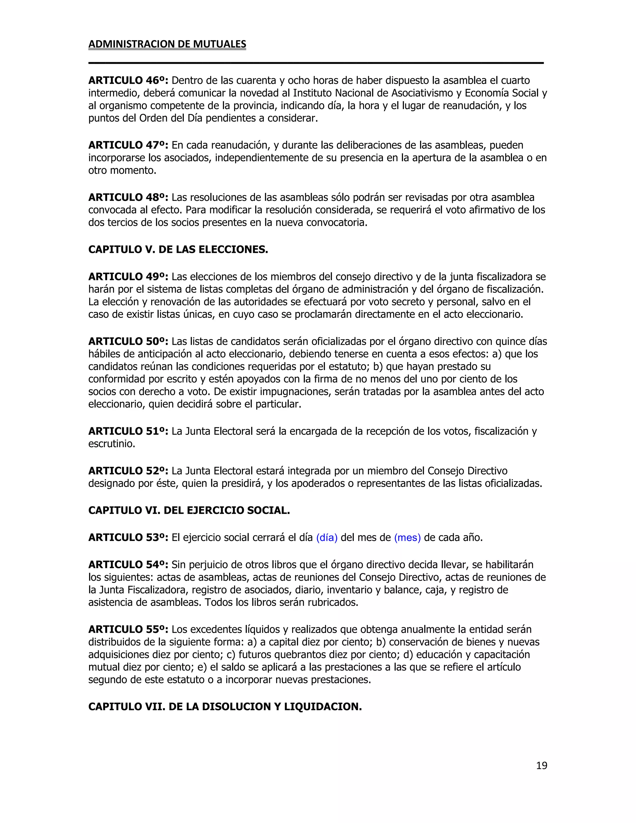 Clase 4 constitucion de mutuales | PDF