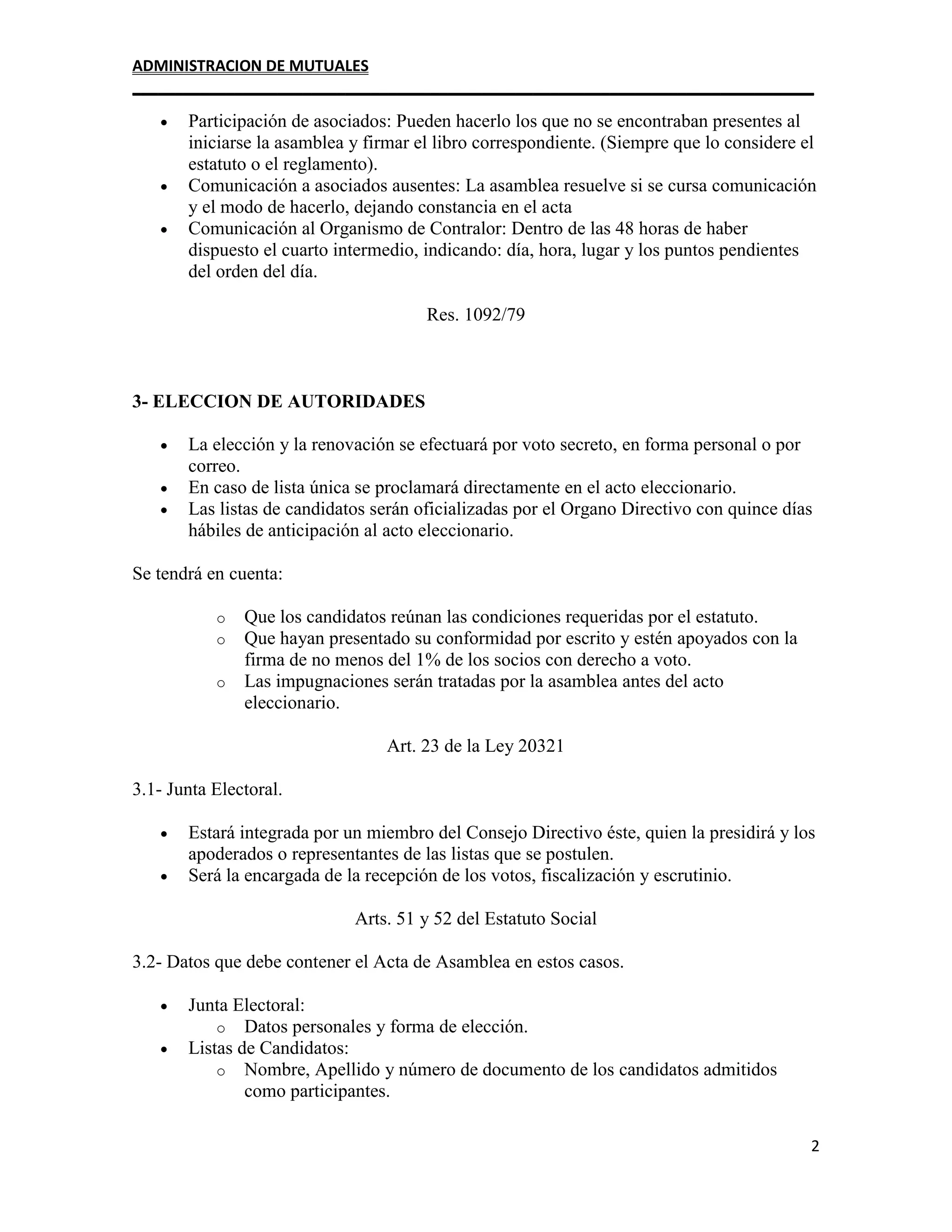 Clase 4 constitucion de mutuales | PDF