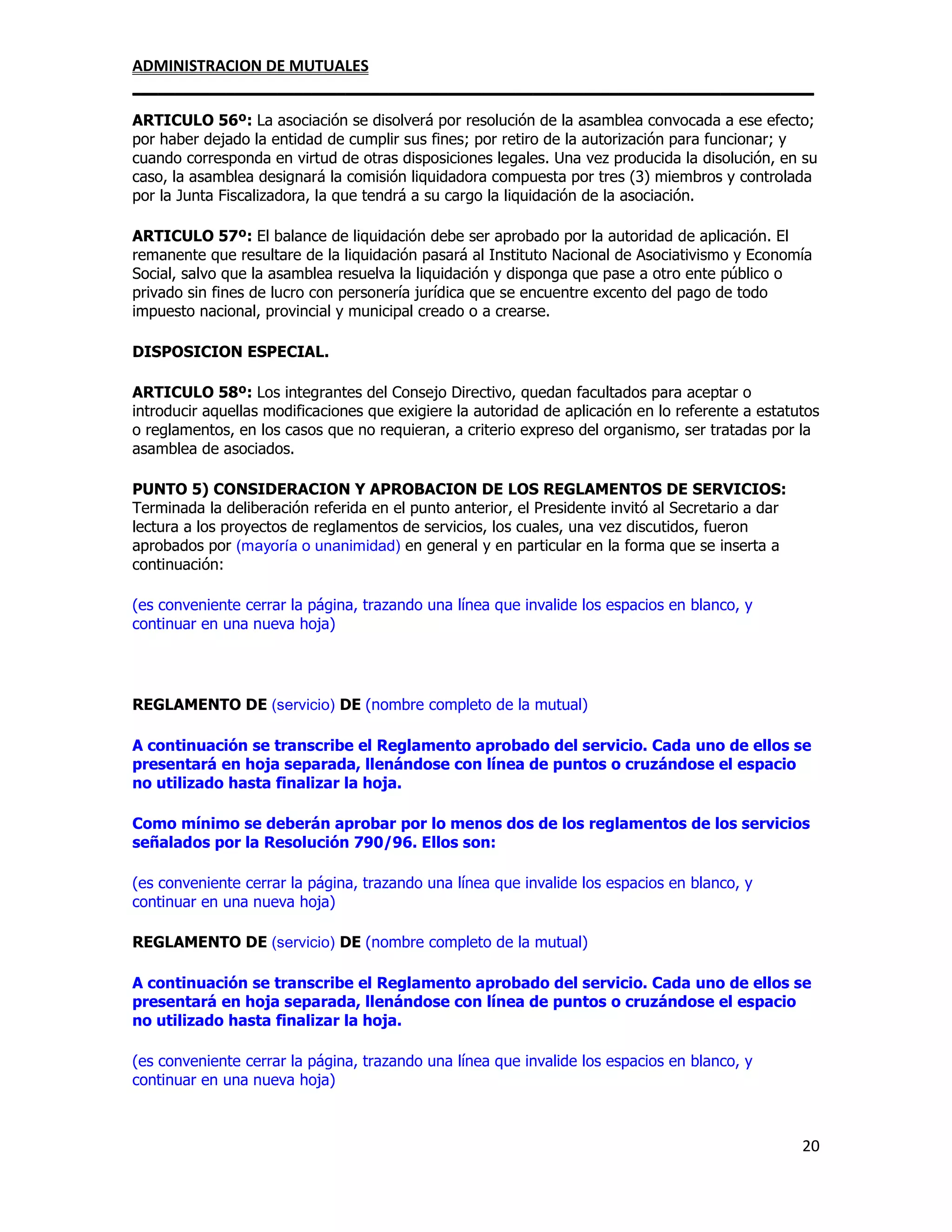 Clase 4 constitucion de mutuales | PDF
