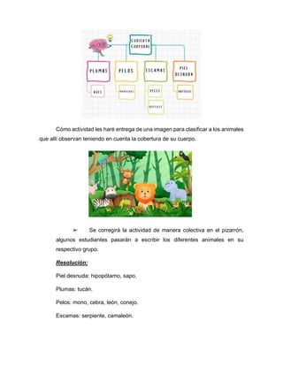 CLASE 4 cs naturales. Se trabaja con los seres vivos (animales) | PDF