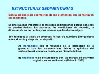 Clase 4 Estructuras sedimentarias (Clase de estructuras sedimentarias ...
