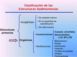 Clase 4 Estructuras sedimentarias (Clase de estructuras sedimentarias ...