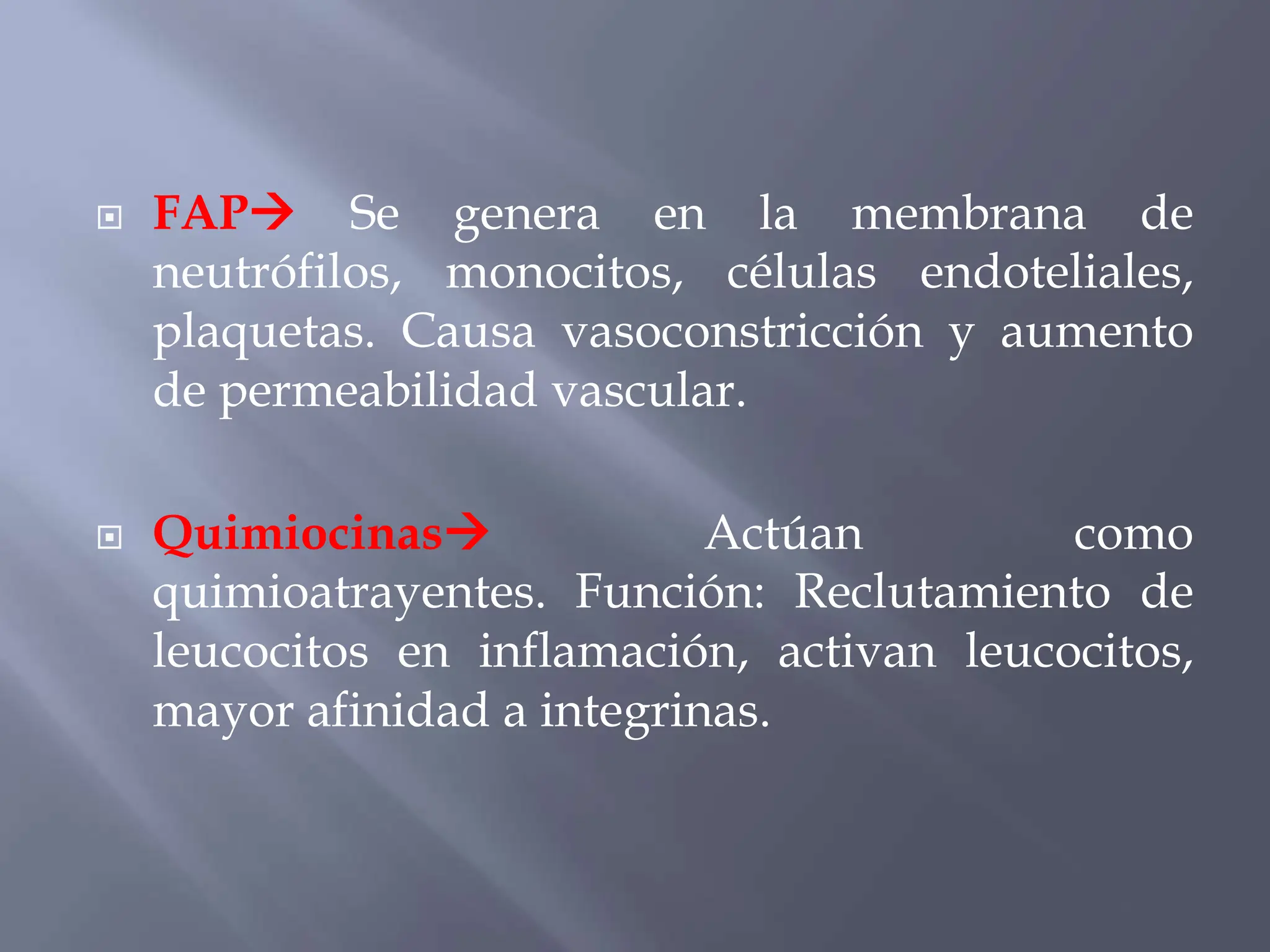 inflamacion Alteraciones funcionales a nivel de la Inflamación | PPT