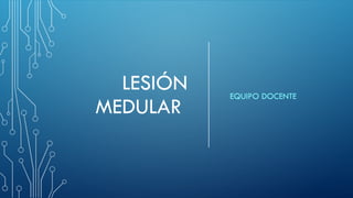c Lesión medular, definición,como se produce, etf | PPTX