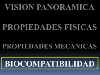 Clase 5 biocompatibilidad de los materiales dentales | PPTX