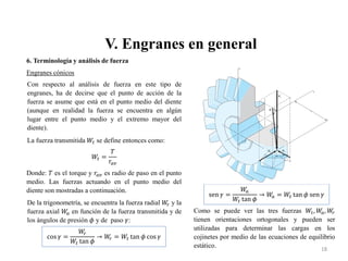 Engranes en General, tipos y características | PDF