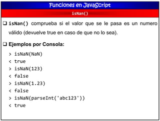 Clase 5 funciones en javaScript | PDF