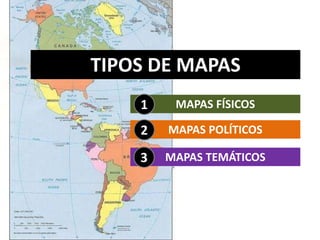 Tipos de mapas, características generales | PPT