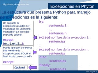 Clase 6 excepciones | PDF