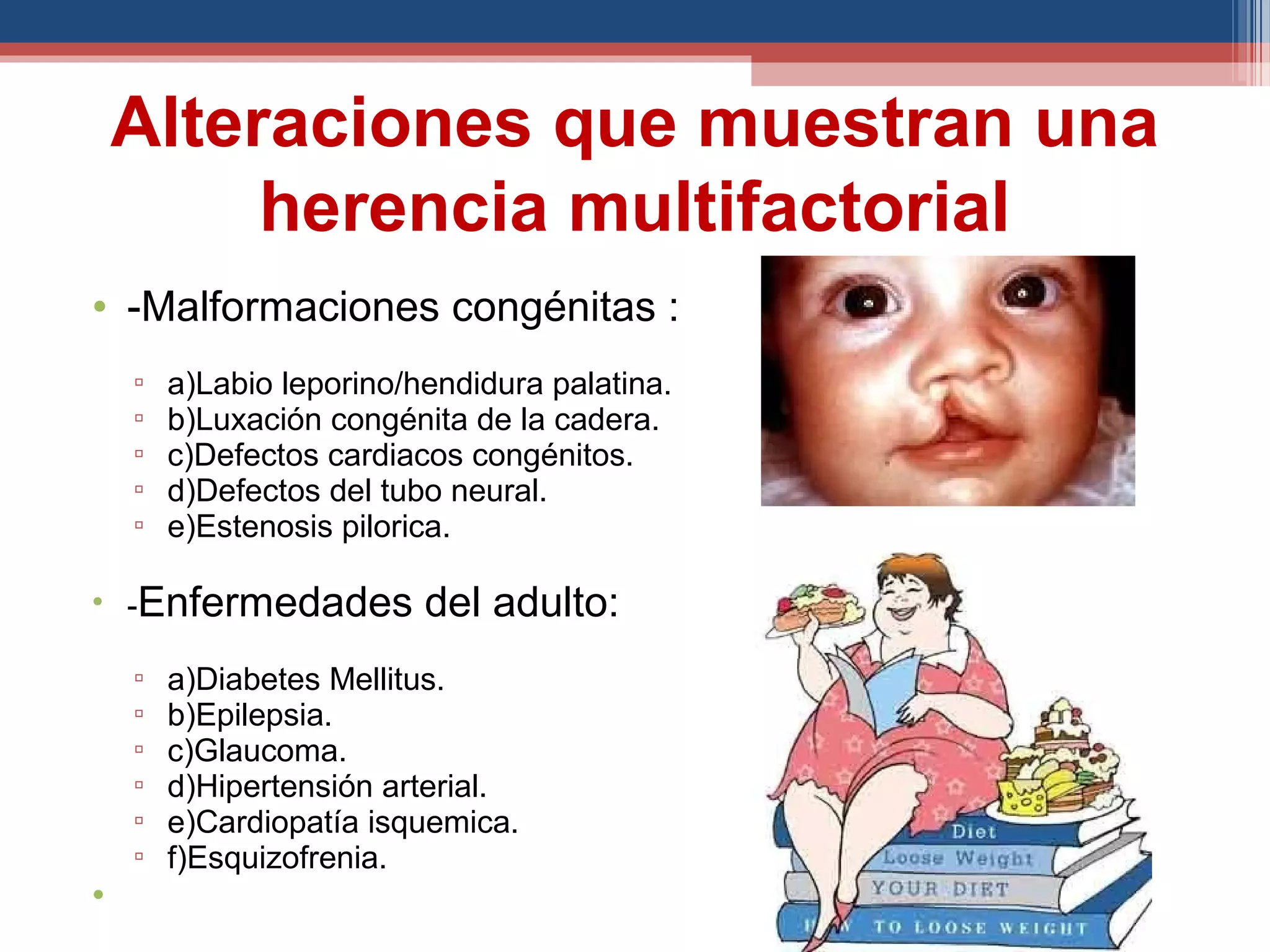 Clase 6 herencia poligenica y multifactorial | PPT