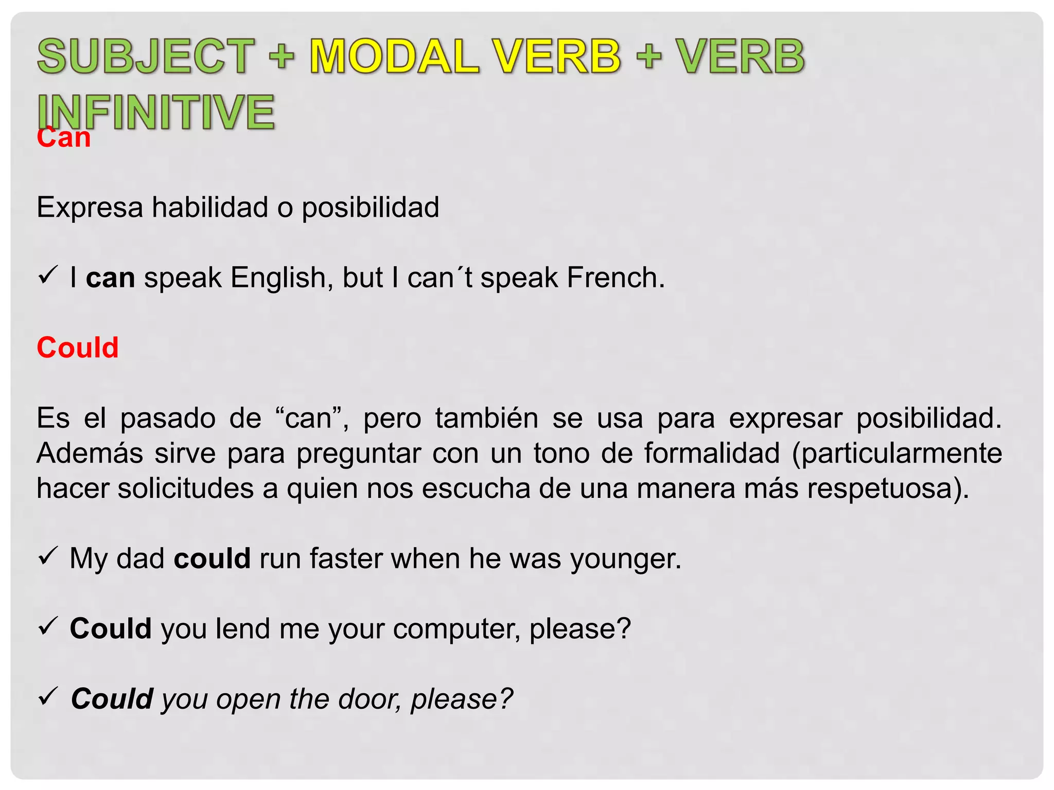 Clase 6 - MODAL AND CONDITIONALS.pptx