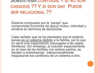 Clase 6 de septiembre la familia como sistema | PPT