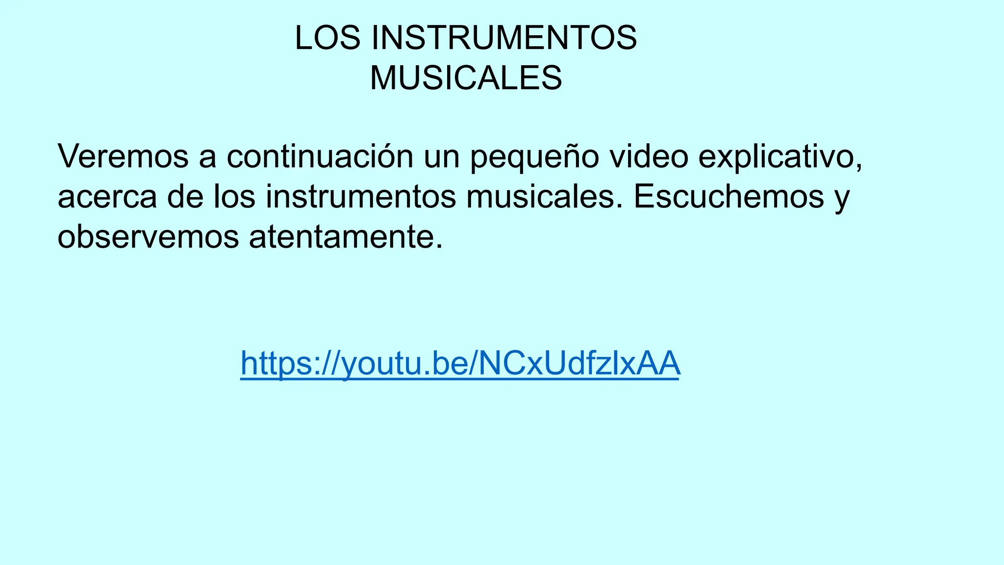 Clase 6 instrumentos musicales.pptx..... | PPT