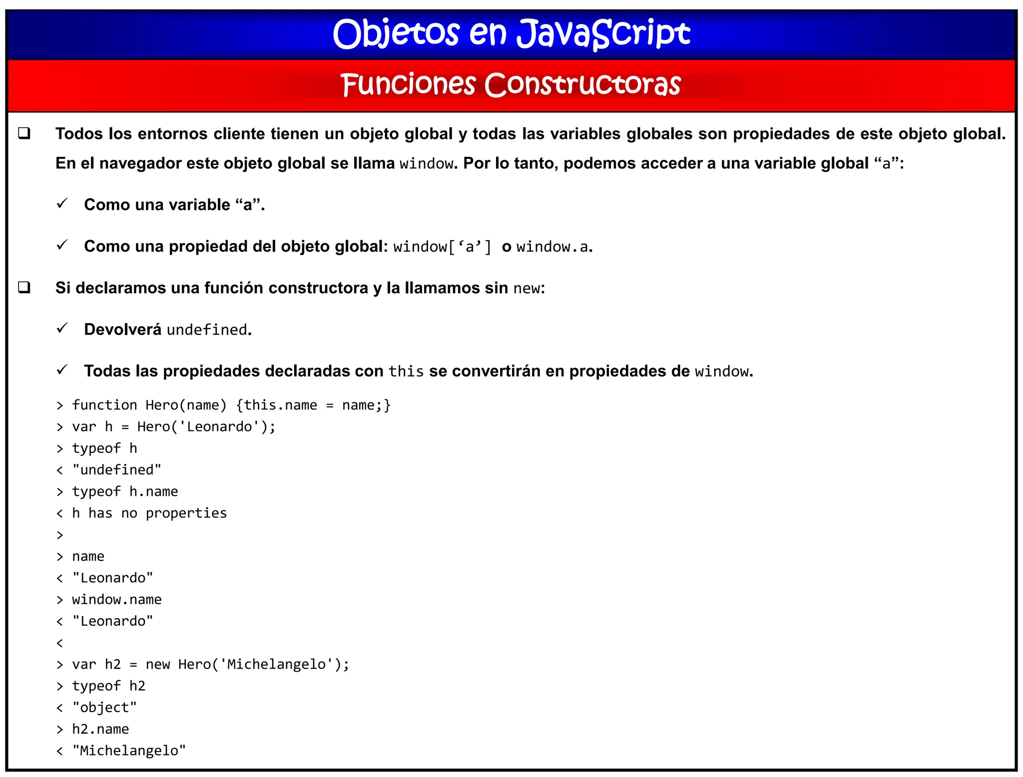Clase 6 objetos de javaScript | PPT | Descarga Gratuita