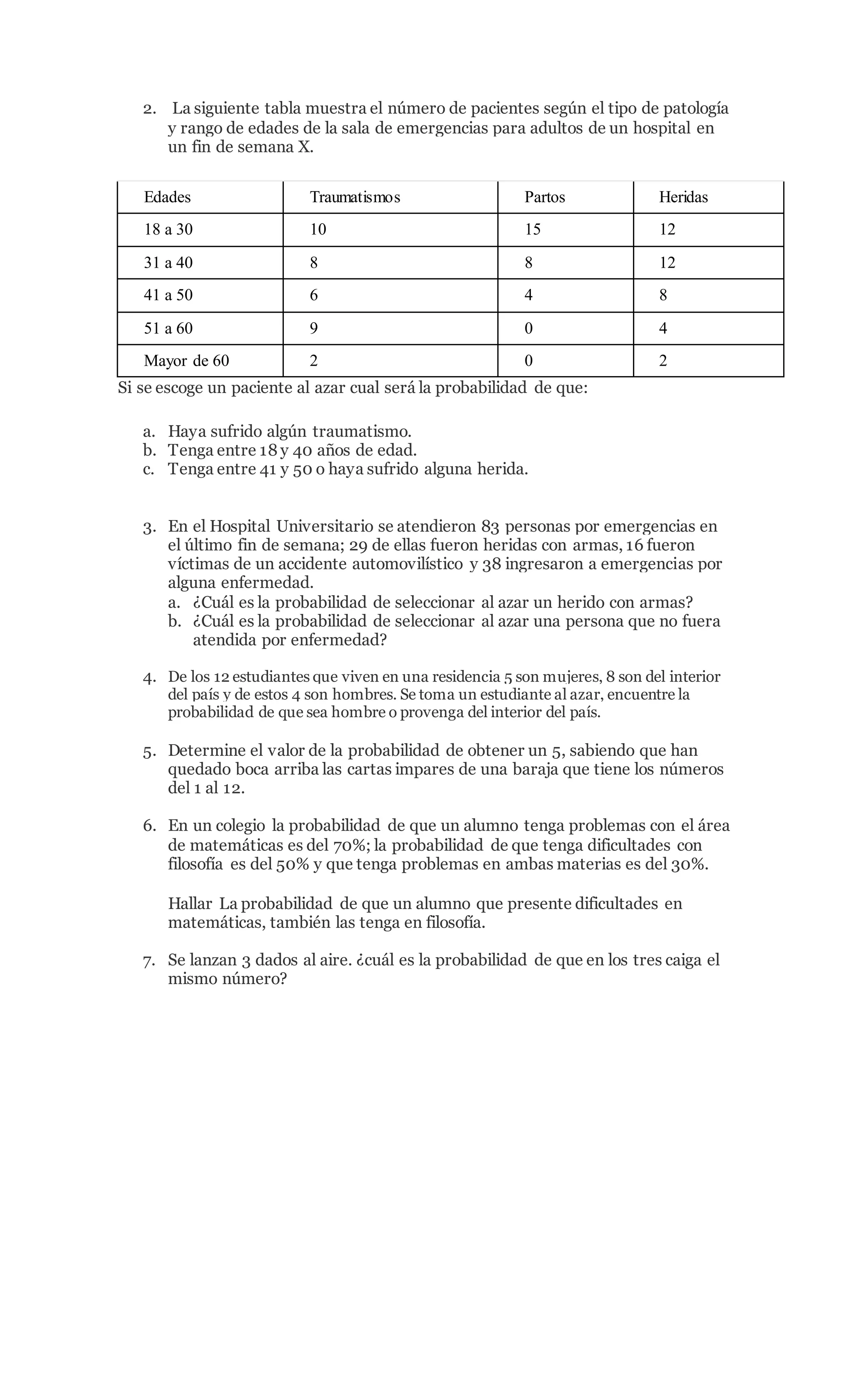 Clase # 6 probabilidad compuesta | PDF