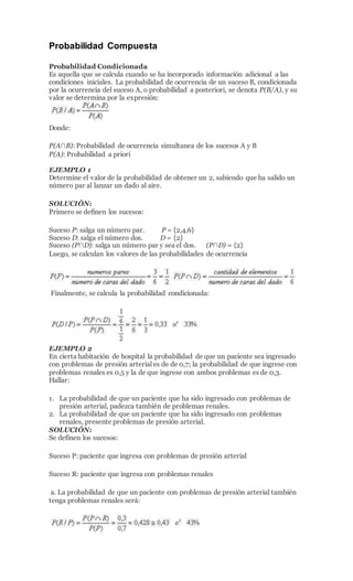 Clase # 6 probabilidad compuesta | DOCX