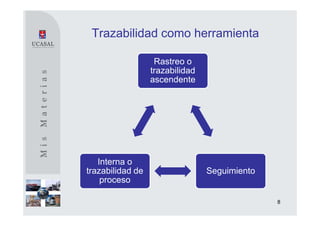 Clase 6 trazabilidad | PDF