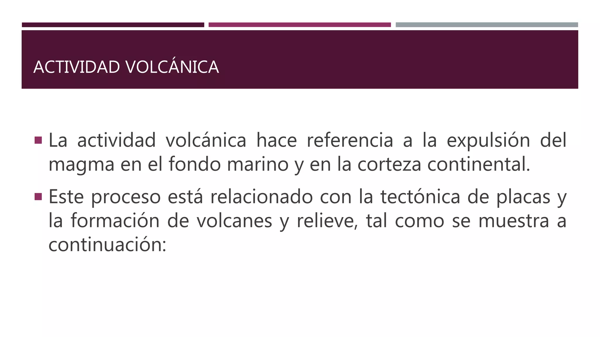 Formación de Volcanes | PPT