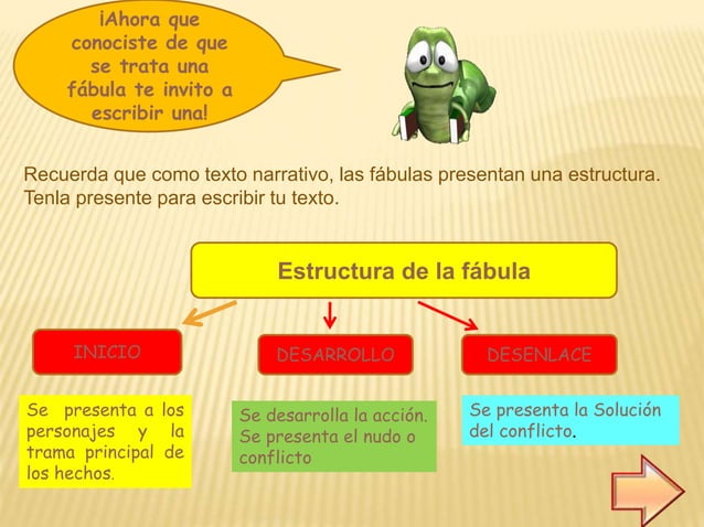 texto literario narrativo la fabula segundo basico | PPT