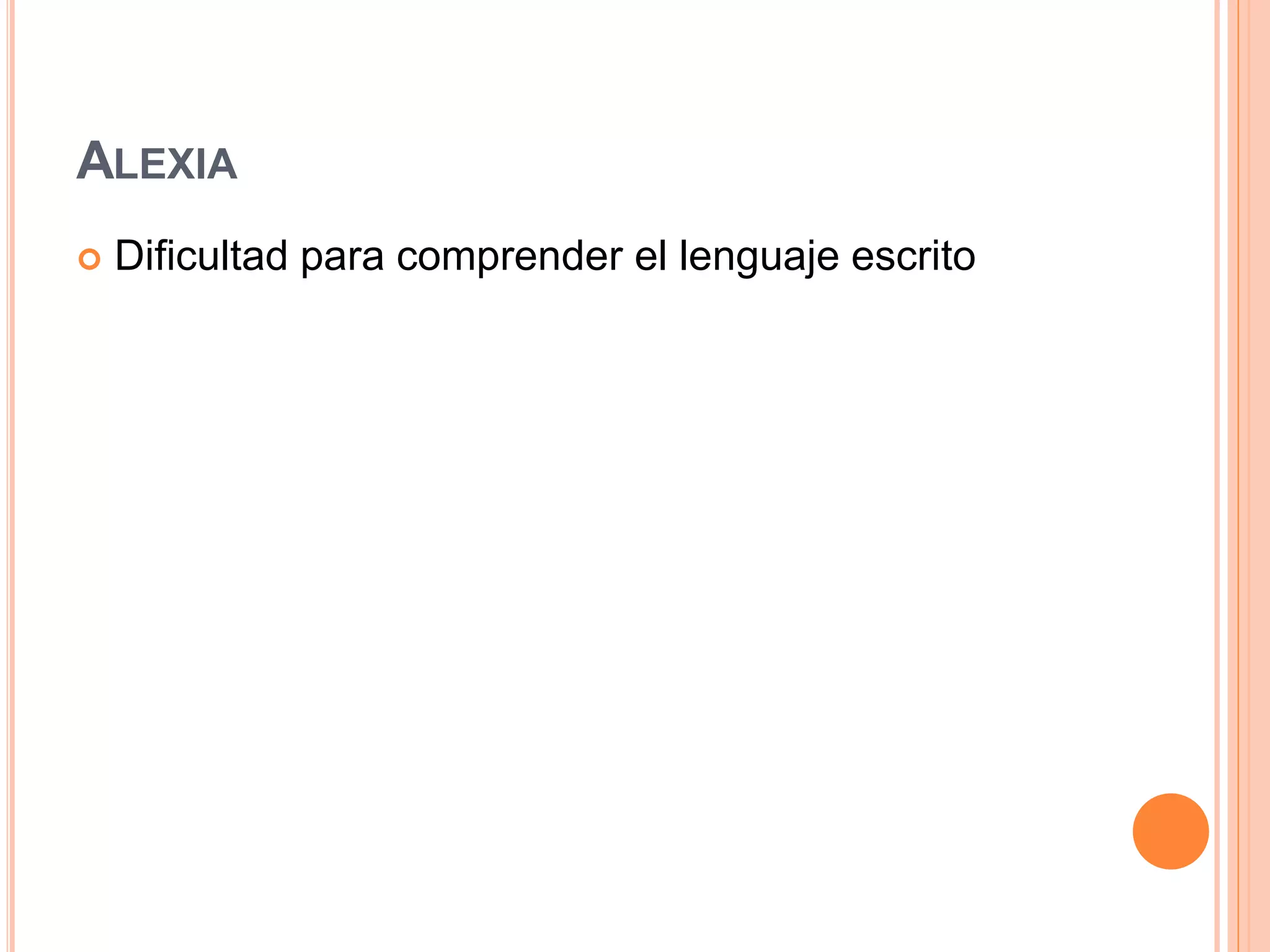 Clase 8 alexia y agrafia | PDF | Brain and Nervous System Disorders ...