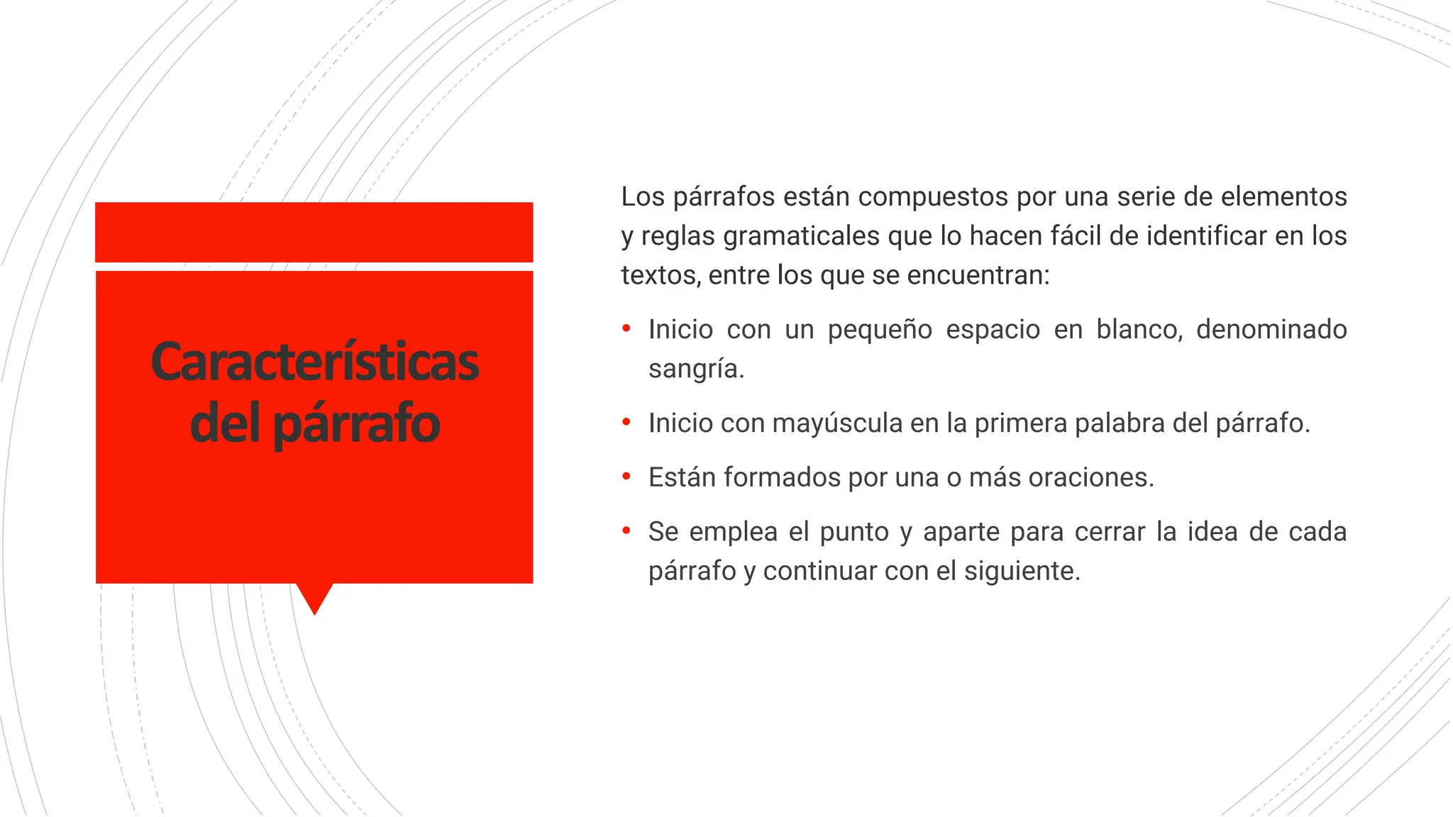 Clase 8 El Parrafo,Un párrafo es la unidad mínima de un texto | PPT