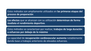 Clase 8 metodos de entrenamiento deportivo | PPTX