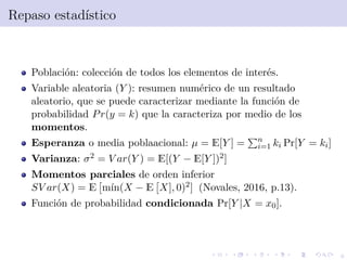 Clase9 Esperanza condicional y modelo de regresión | PDF