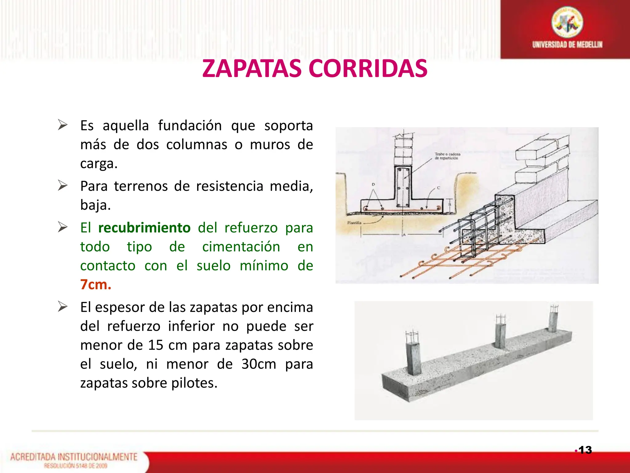 Cimentaciones y tipos de cimentaciones usadas, zapatas | PPT