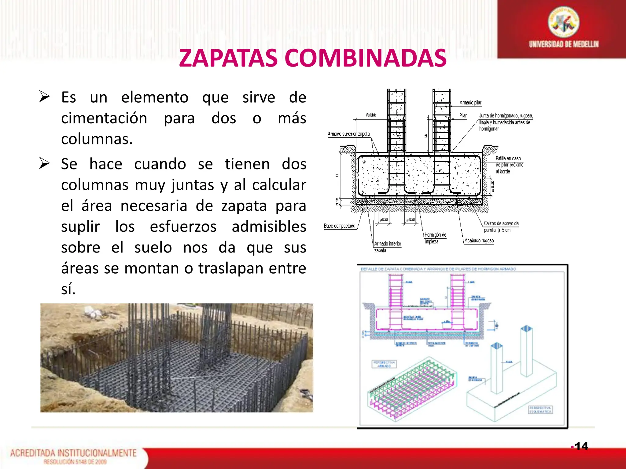 Cimentaciones y tipos de cimentaciones usadas, zapatas | PPT