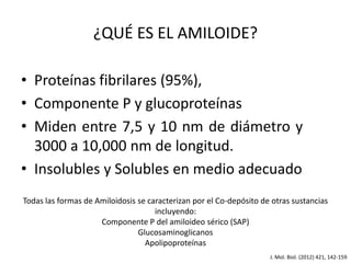Clase amiloidosis secundaria | PPTX
