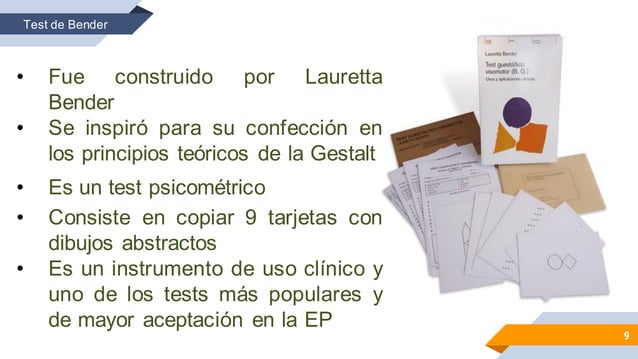 CLASE BENDER COMPLETa diagnóstico infantil | PPT