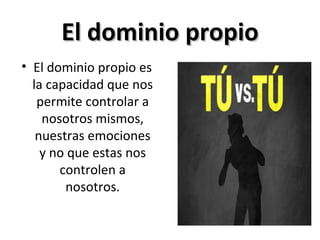 Clase biblica el dominio propio | PPT