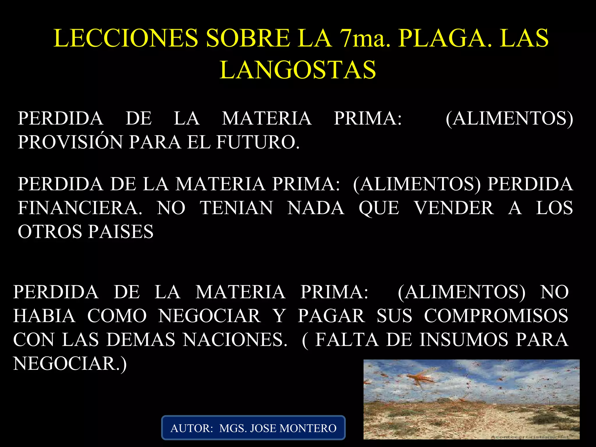 Clase Bíblica sobre las 10 Plagas en Egipto | PPTX