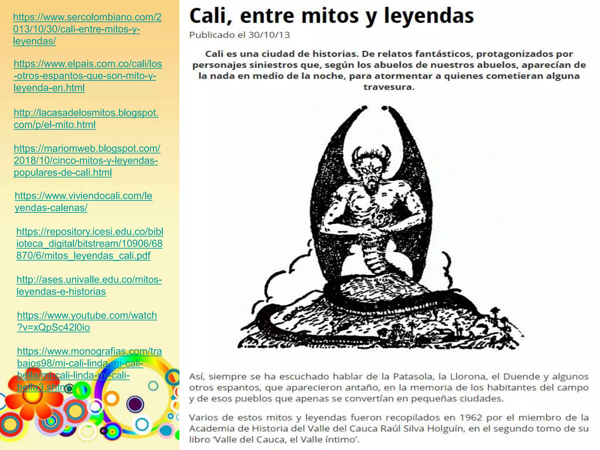 Clase castellano 4-06-13-19_mitos y leyendas | PPTX