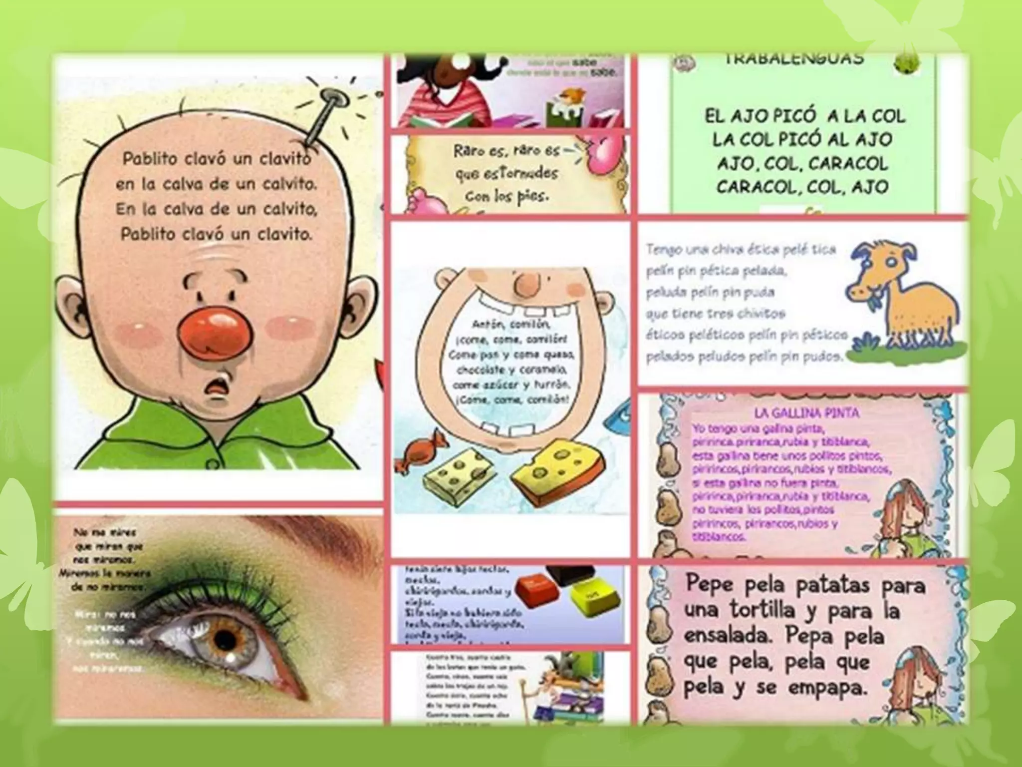 Clase castellano 4°-09-08-16_trabalenguas | PPT