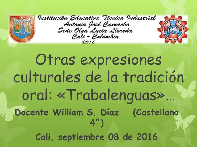 Clase castellano 4°-09-08-16_trabalenguas | PPT