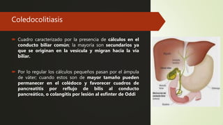 Clase colangitis y coledocolitiasis | PPT