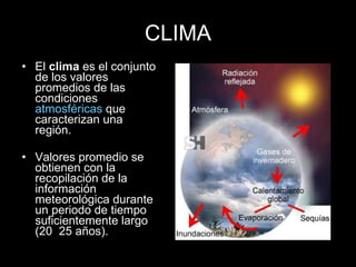 Clase de clima y tiempo | PPT