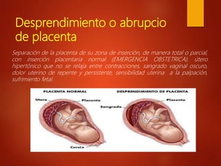 LA PLACENTA Y SUS COMPLICACIONES.ppt