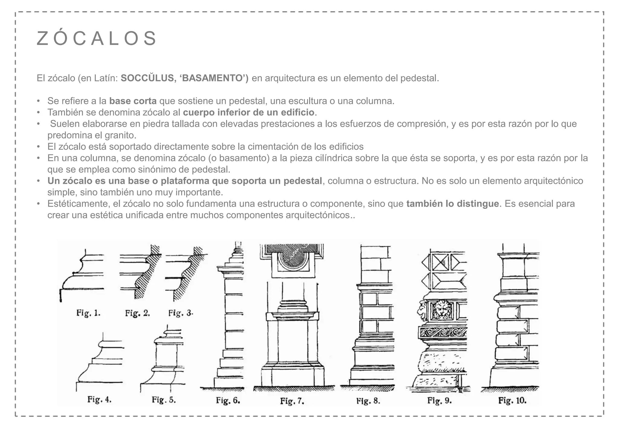 Clase Detalles Zocalos y Molduras | PDF