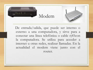 Clase de dispositivos de entrada y salida | PPTX
